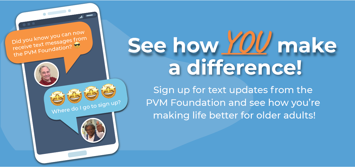 Sign up for text messages from the PVM Foundation - PVM Foundation